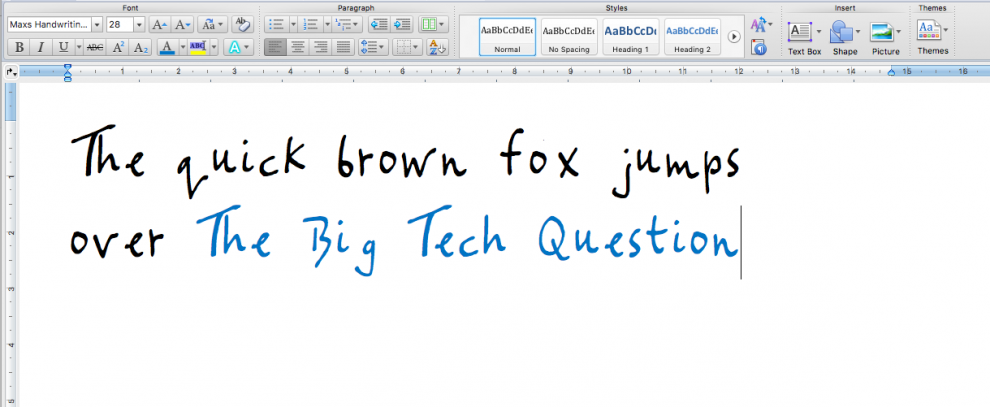 How do I turn my handwriting into a font? - The Big Tech Question