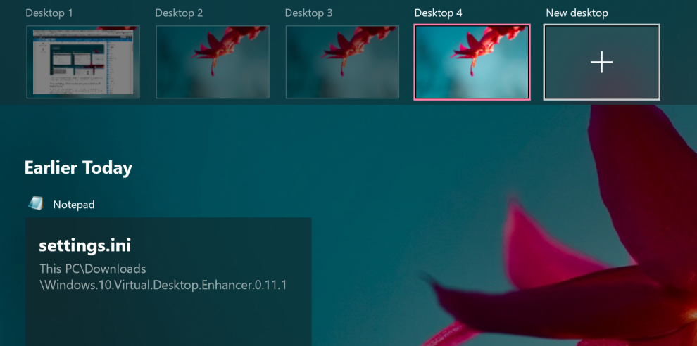 How do I put different wallpapers on each virtual desktop in Windows 10 ...
